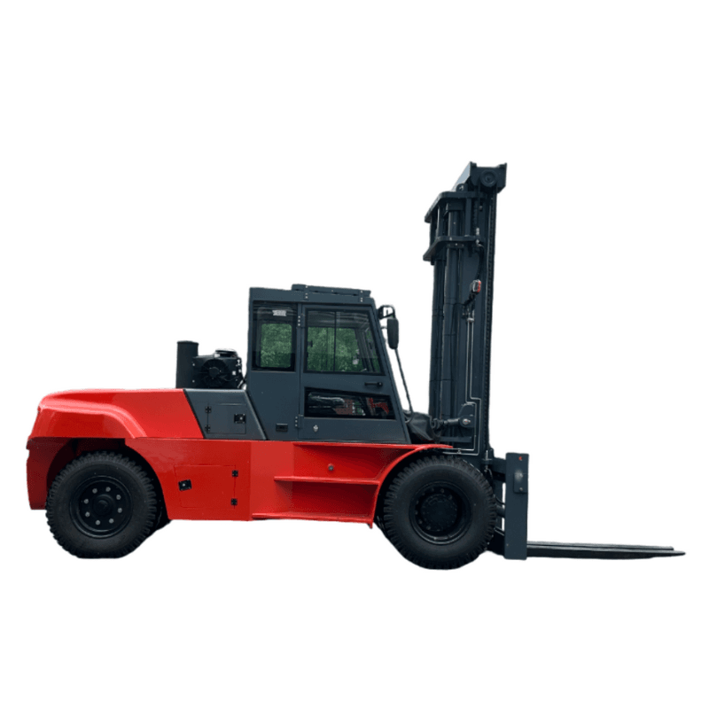 Compact 16 Ton Diesel Forklift Truck With Cabin - Heavy Duty Forklift ...