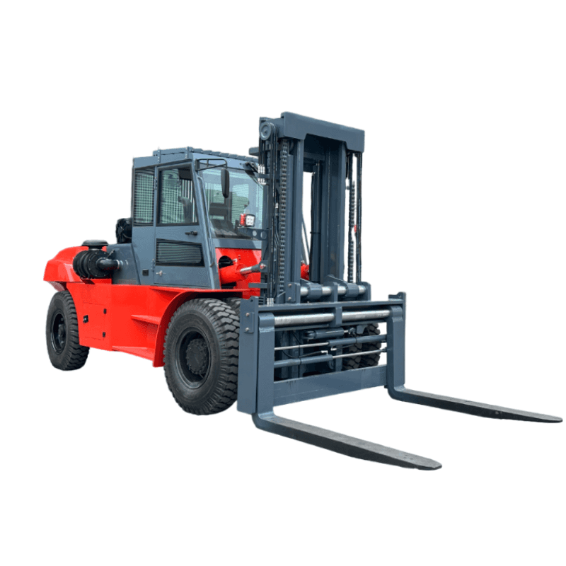 Compact 16 Ton Diesel Forklift Truck With Cabin - Heavy Duty Forklift ...